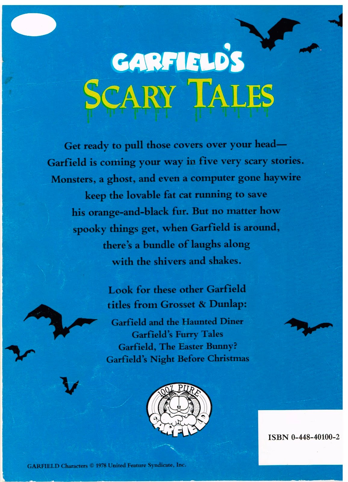 20 Years Before 2000: Retro Reading Corner: Garfield's Scary Tales!