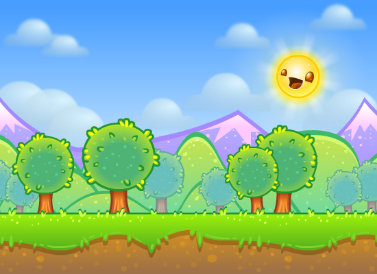 2D Game Art Tutorials: How to Draw - 2D Scrolling Backgrounds