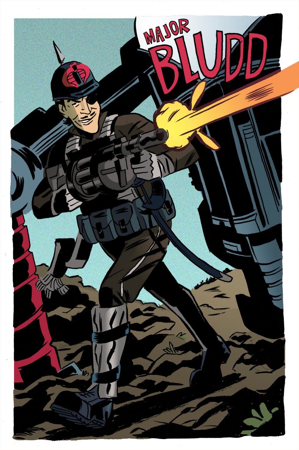 Scott Kowalchuk: Major Bludd Redesign from Supervillainshowdown.tumblr.com