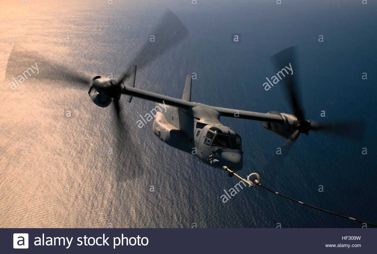 SNAFU!: MV-22B Ospreys conducting refueling mission from KC-130J from ...