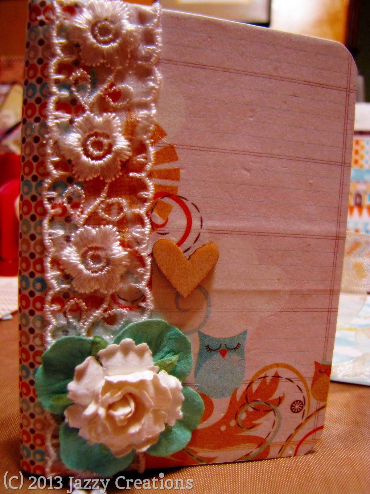 Jazzy Creations...: Altered Mini Composition Books for a Swap