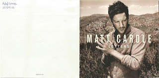 Encarte: Matt Cardle - Letters - Encartes Pop