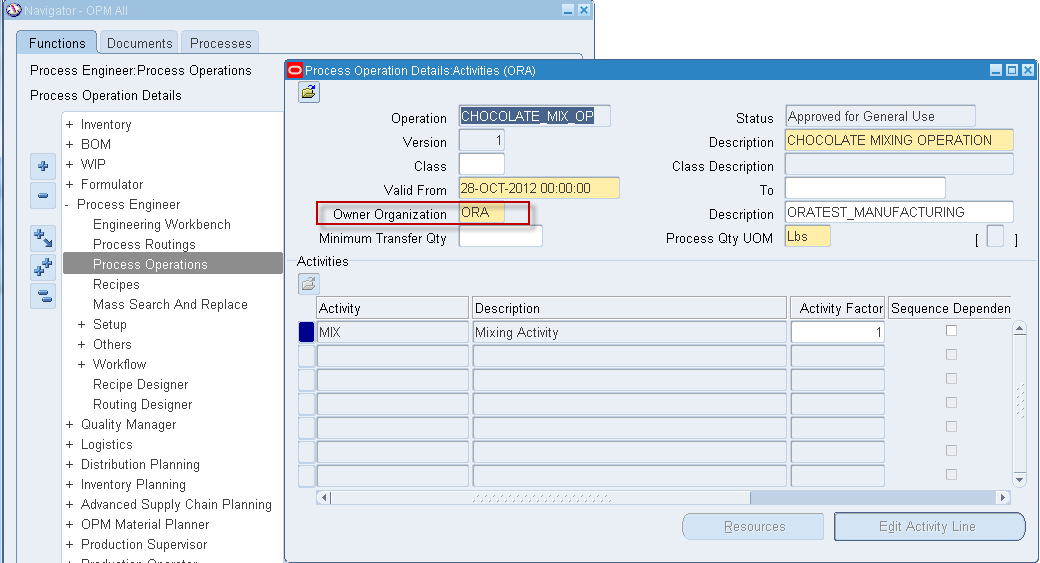 Oracle Applications Knowledge Sharing- Ajay Atre: OPM Setup in R12