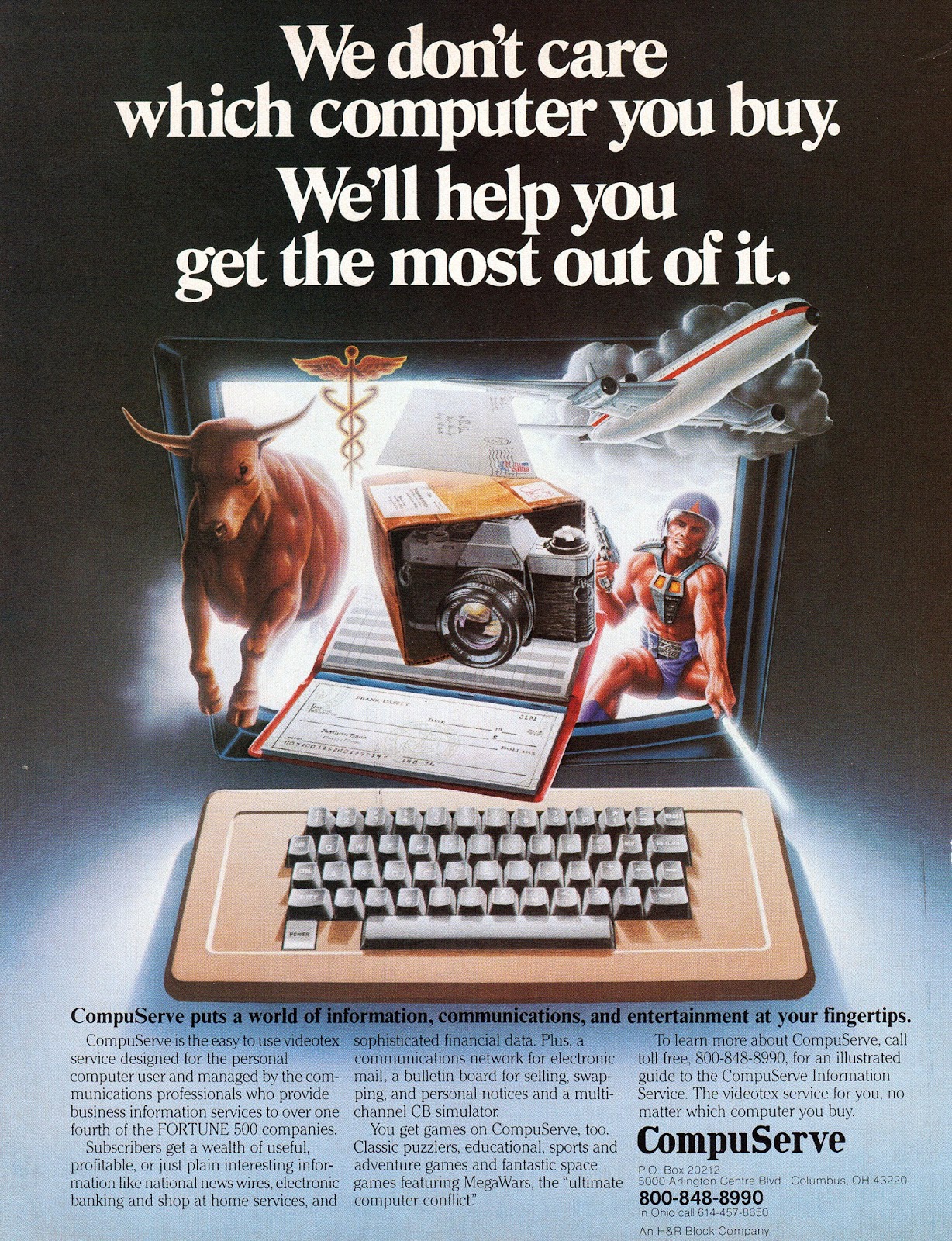 Gibson Garbage Files: Compuserve ads