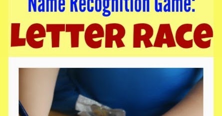 Name Recognition Letter Race & Graphing Game for Preschoolers | School ...