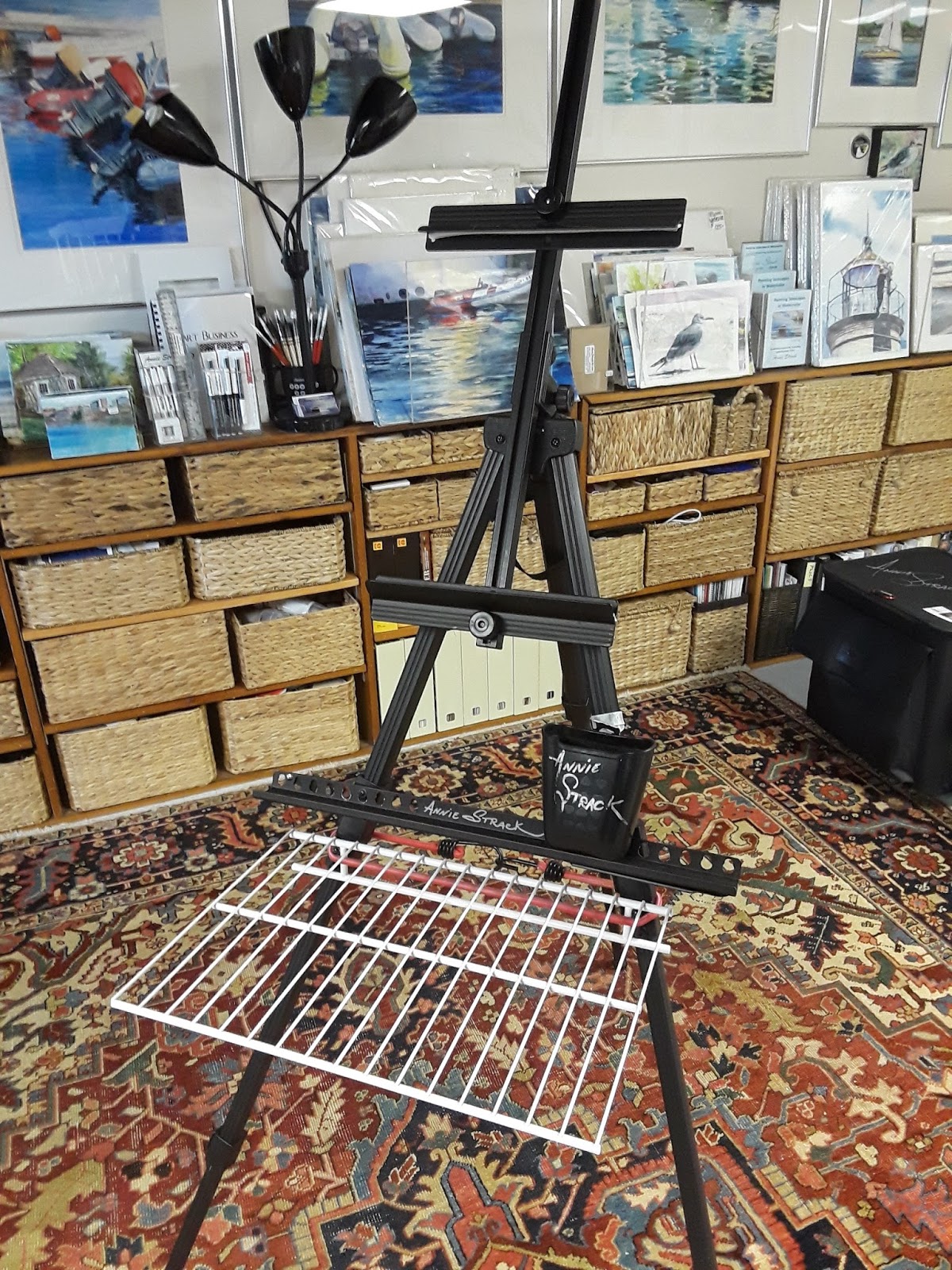 Annie Strack news: How to make a quick and easy shelf for a watercolor ...