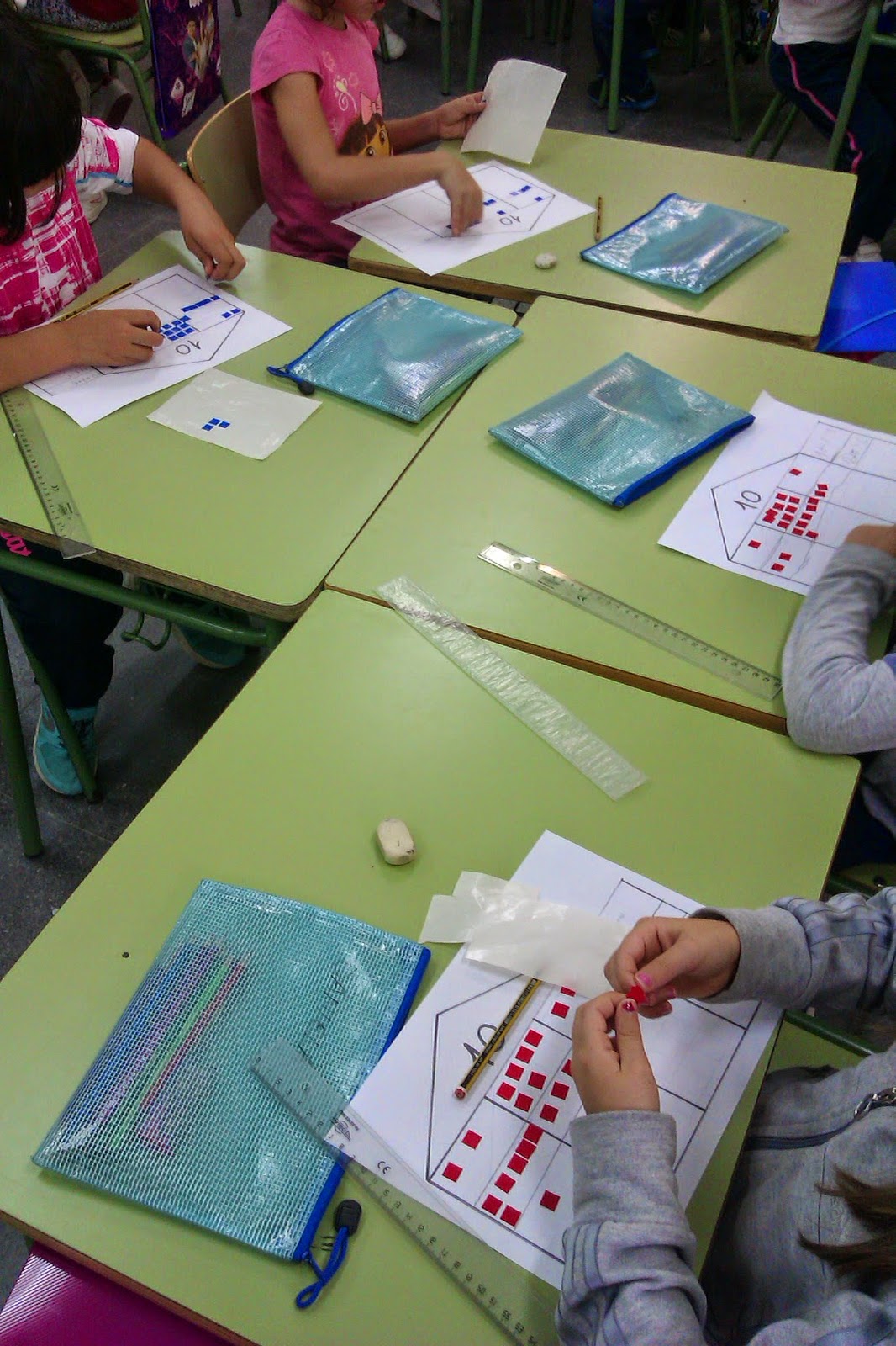 ¡Empezamos primaria!: Las casitas de los números