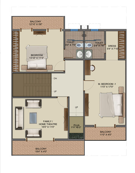 4BHK Row villas for sale on Sarjapura road: "Saiven Caesars Palace ...