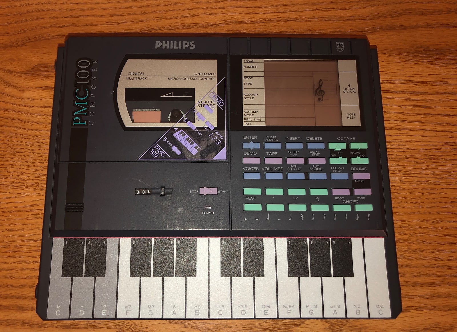 MATRIXSYNTH: Philips PCM100 - FM seq/synth SN 020665 w/ Docs