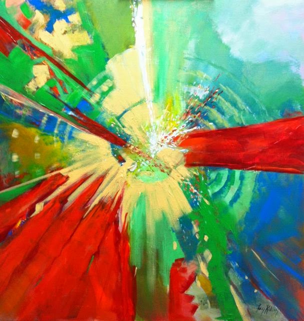 Daily Painters Abstract Gallery: "Outflow Boundaries", Abstract ...