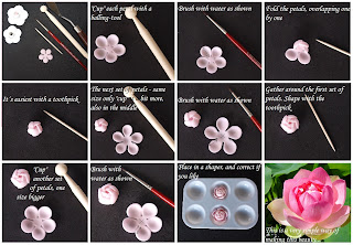 Cakeryblog: Tutorial - Lotus flower