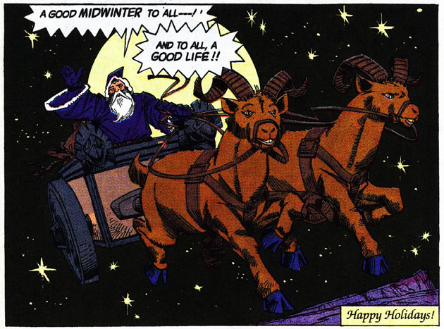 From the Sorcerer's Skull: Wednesday Comics: Santa Claus