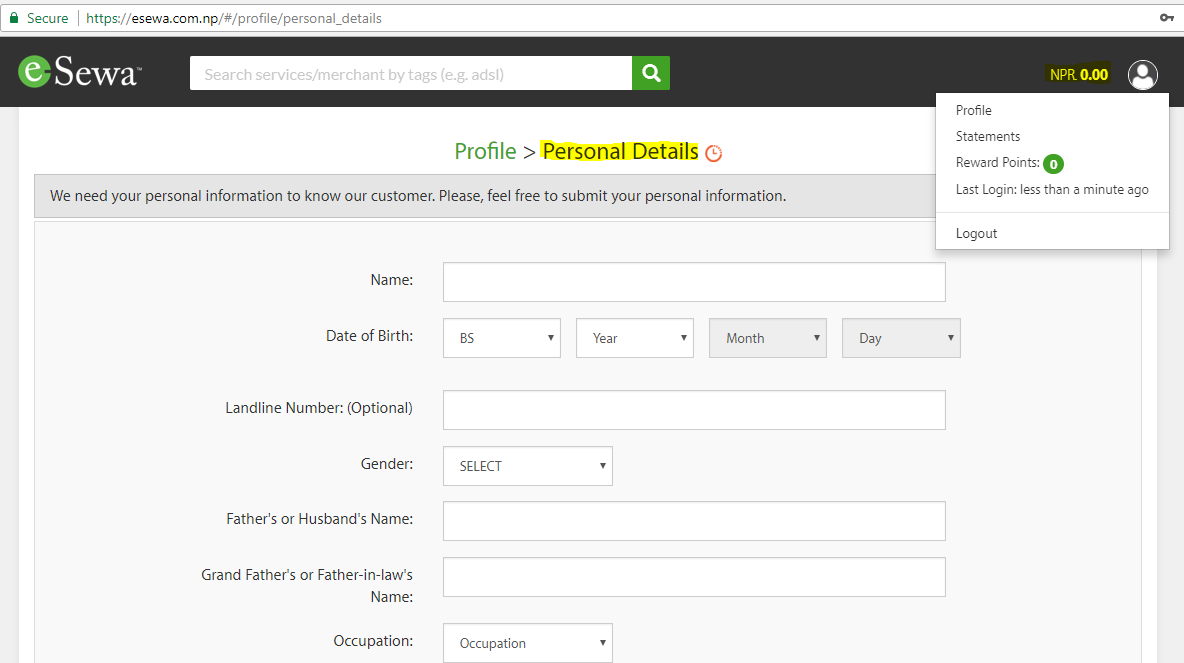 How to Create eSewa Account - Blogger Nepal