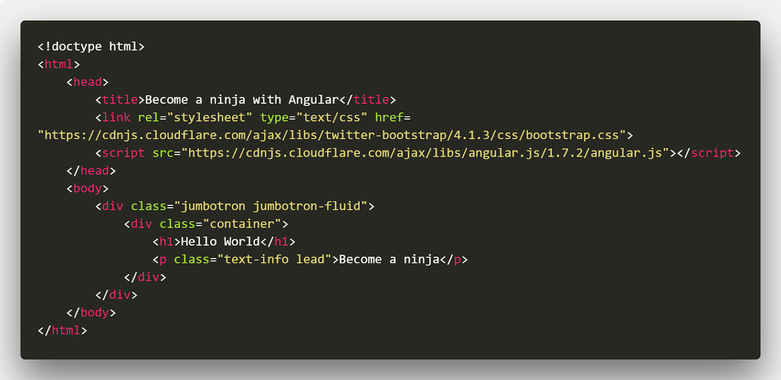 Become a ninja with Angular [PART 1]