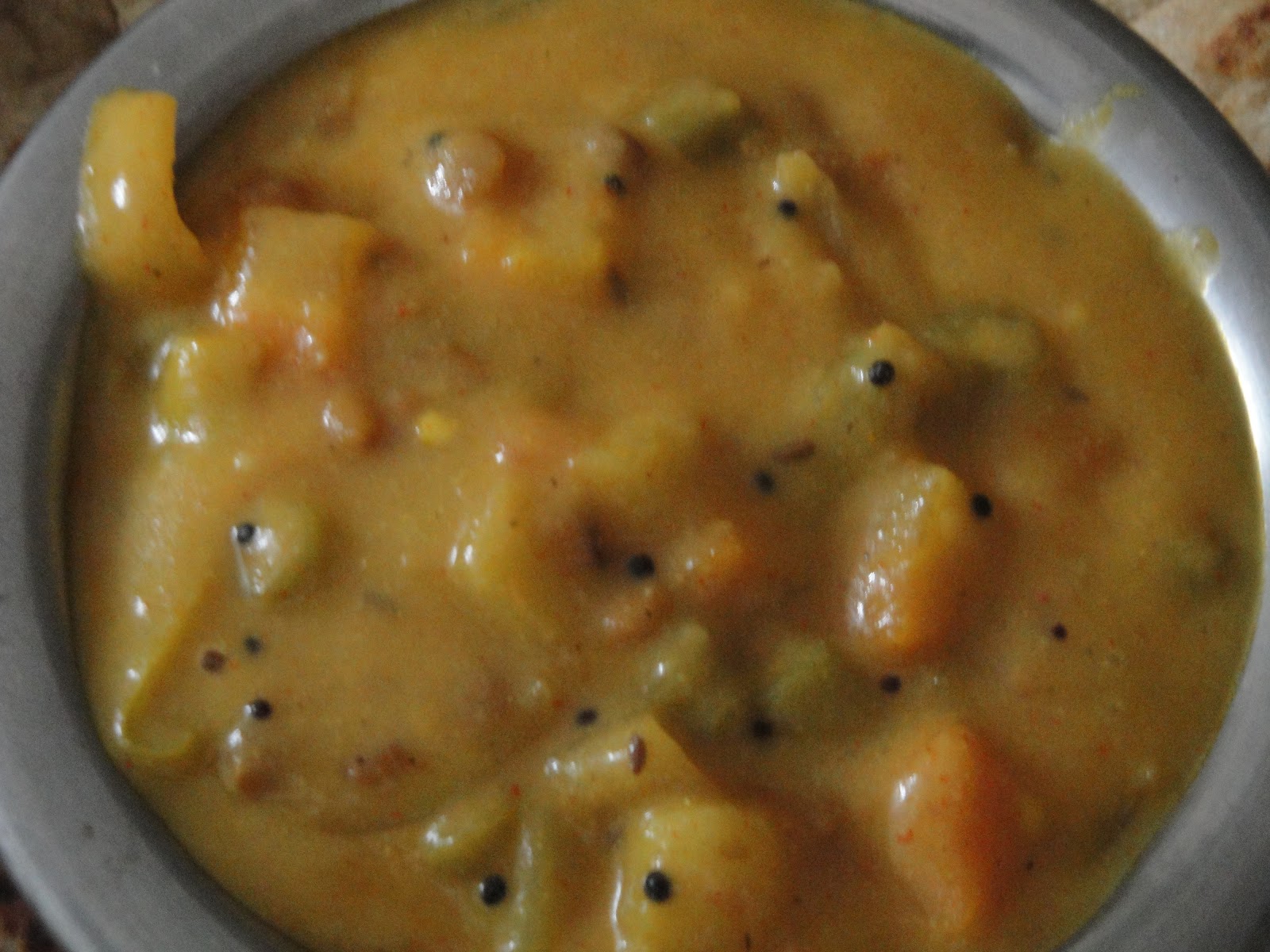 HEMA's RECIPE: Bombay chutney with vegitables (senaga pindi kura)