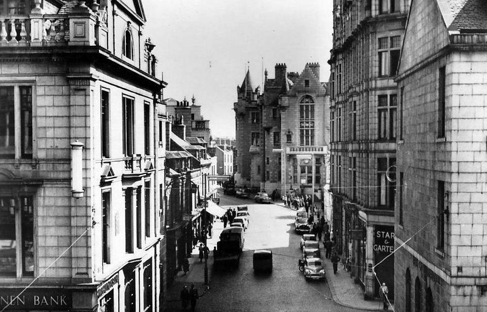 Tour Scotland: Old Photograph Crown Street Aberdeen Scotland