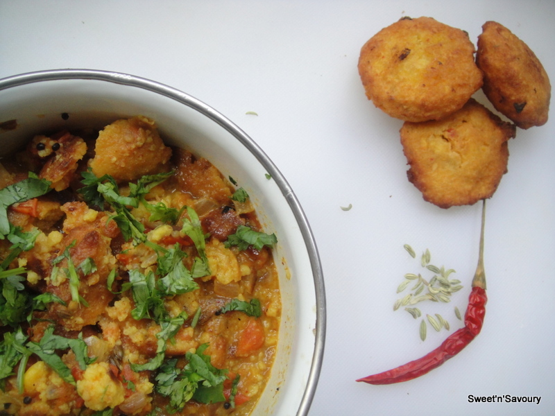 Sweet 'n' Savoury: Vadakari-my first for SNC challenge