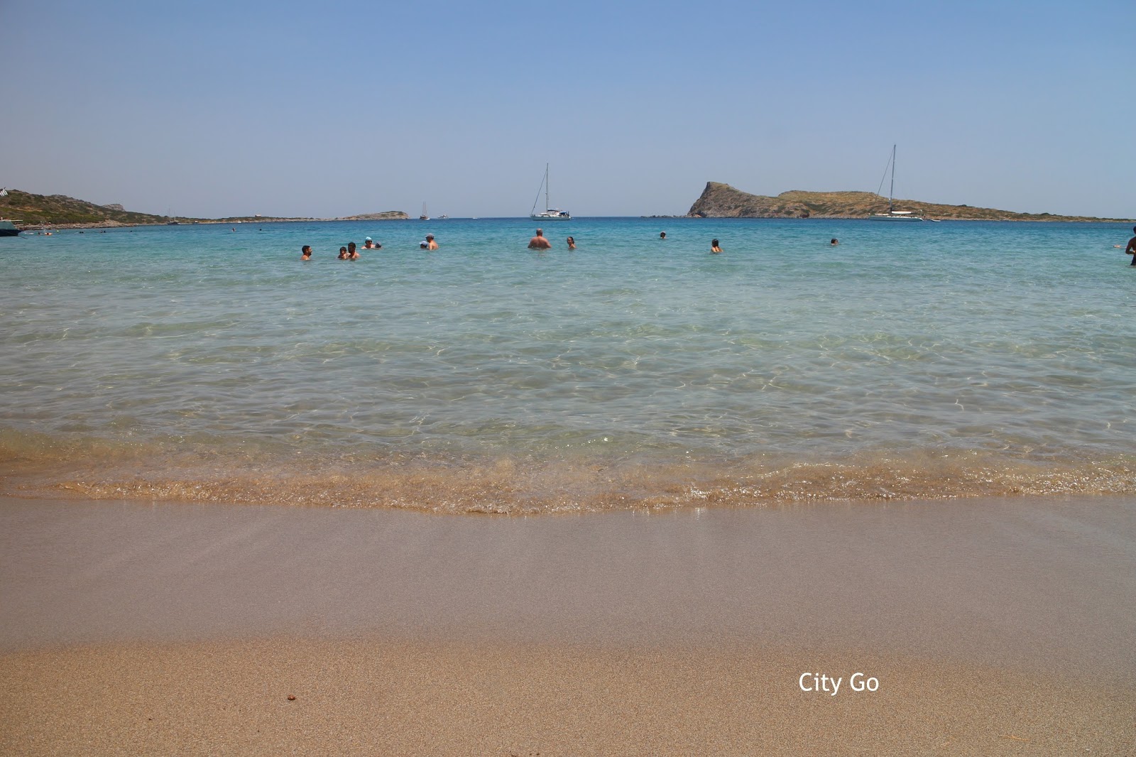 Kolokytha beach, Elounda, Greece