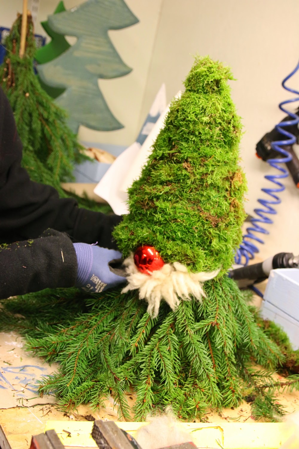 Rebeccas DIY: Granristomte * Outdoor Gnome