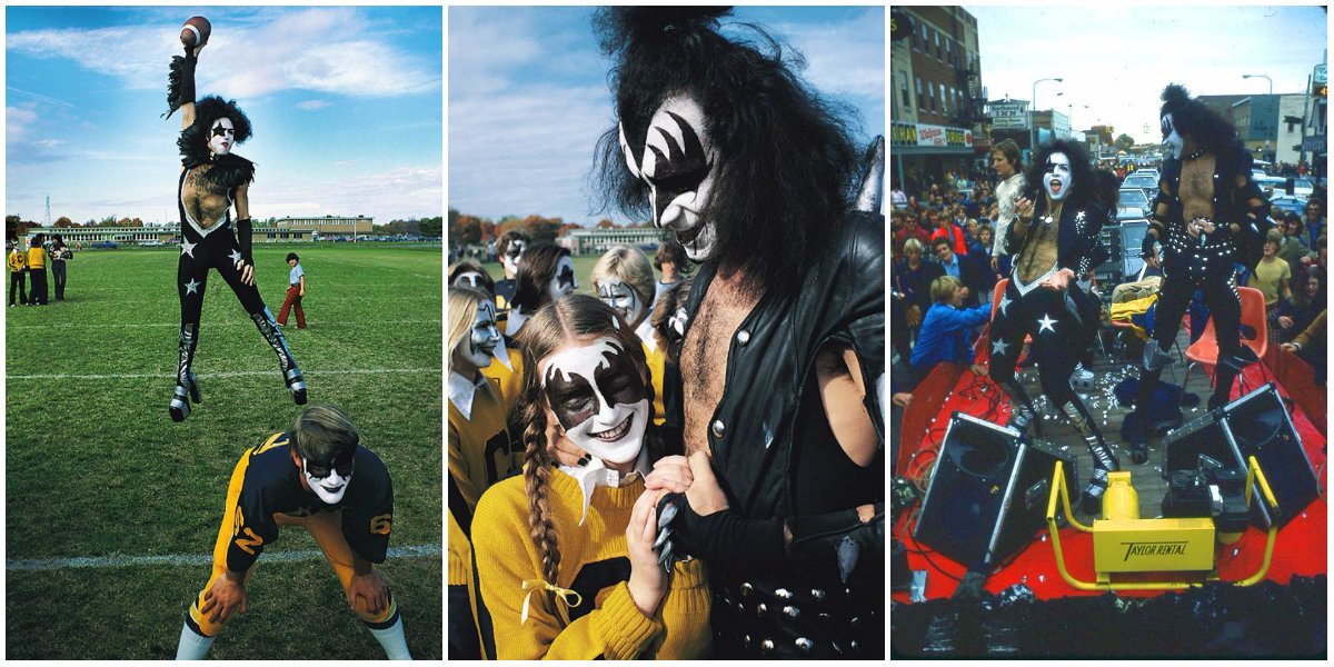 The Amazing Story and Photos of KISS Played at Cadillac High School's ...