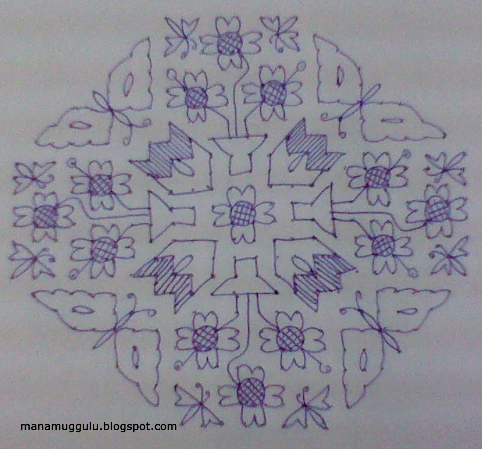 TELUGU WEB WORLD: SANKRANTHI FESTIVAL SPECIAL - FLOWER MUGGULU ...