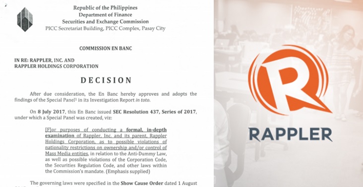 SEC orders closure of online news site Rappler