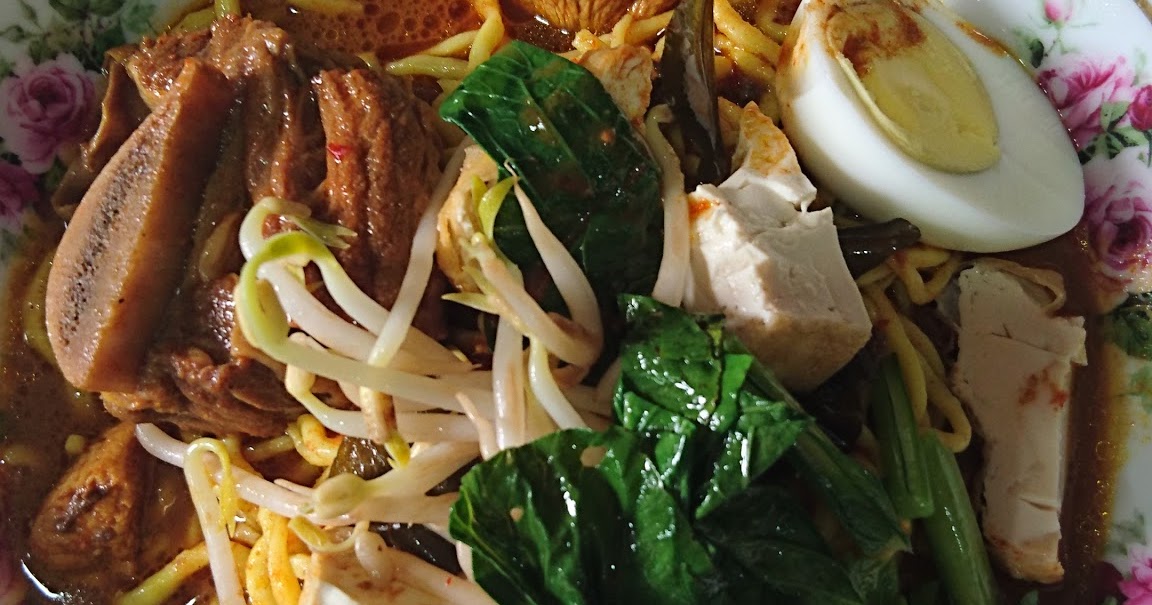 INTAI DAPUR: Mee Kari dan Homemade Mee Kuning...