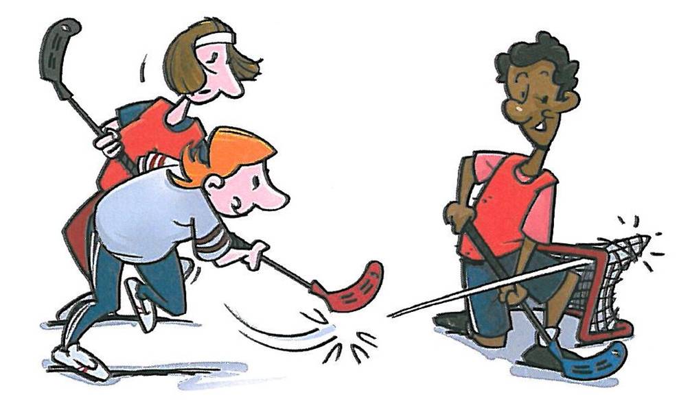 Educación Fisica en el CEIP Maria Zambrano: Floorball en el Maria Zambrano