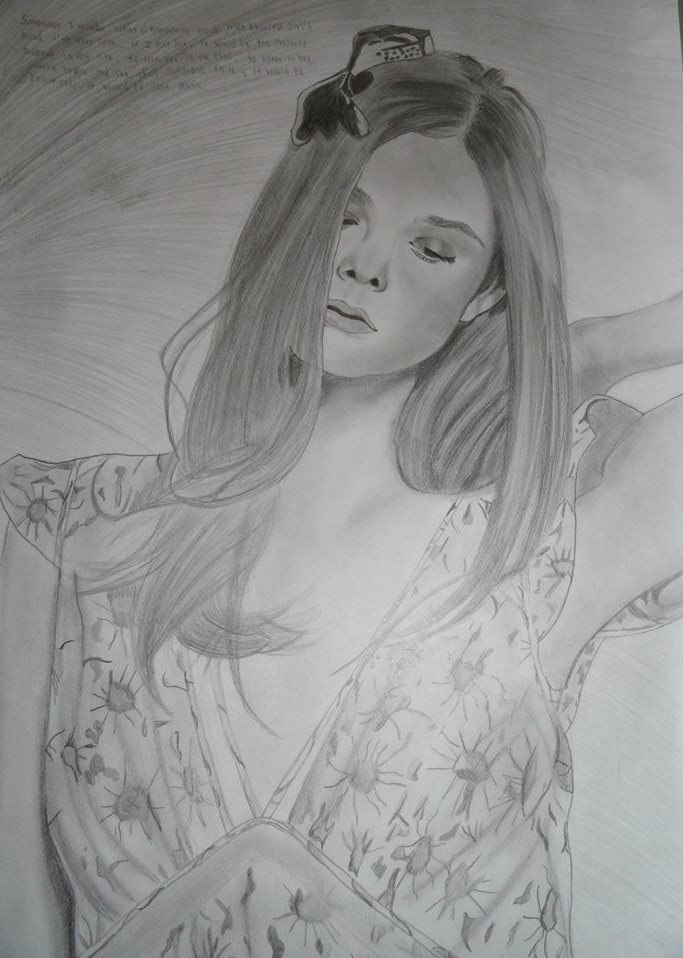 Godie's Art: Elle Fanning's realistic drawing