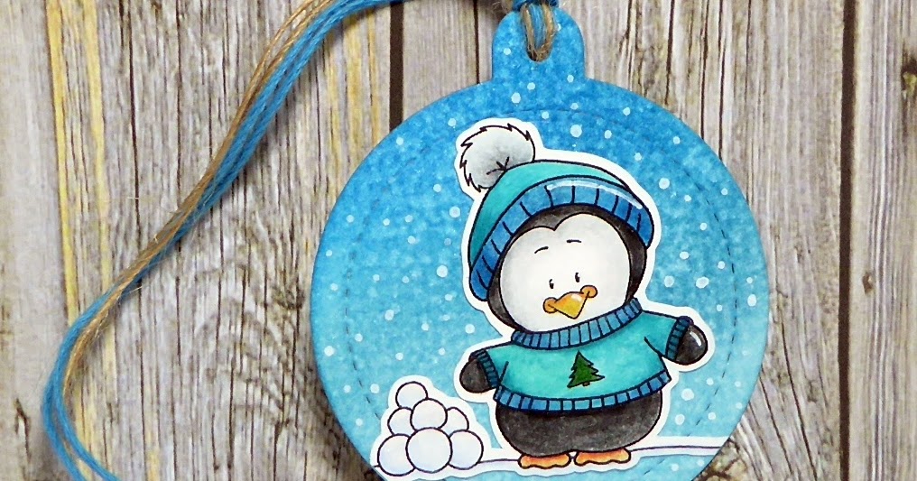Little Art Cottage: Winter Penguin Tag
