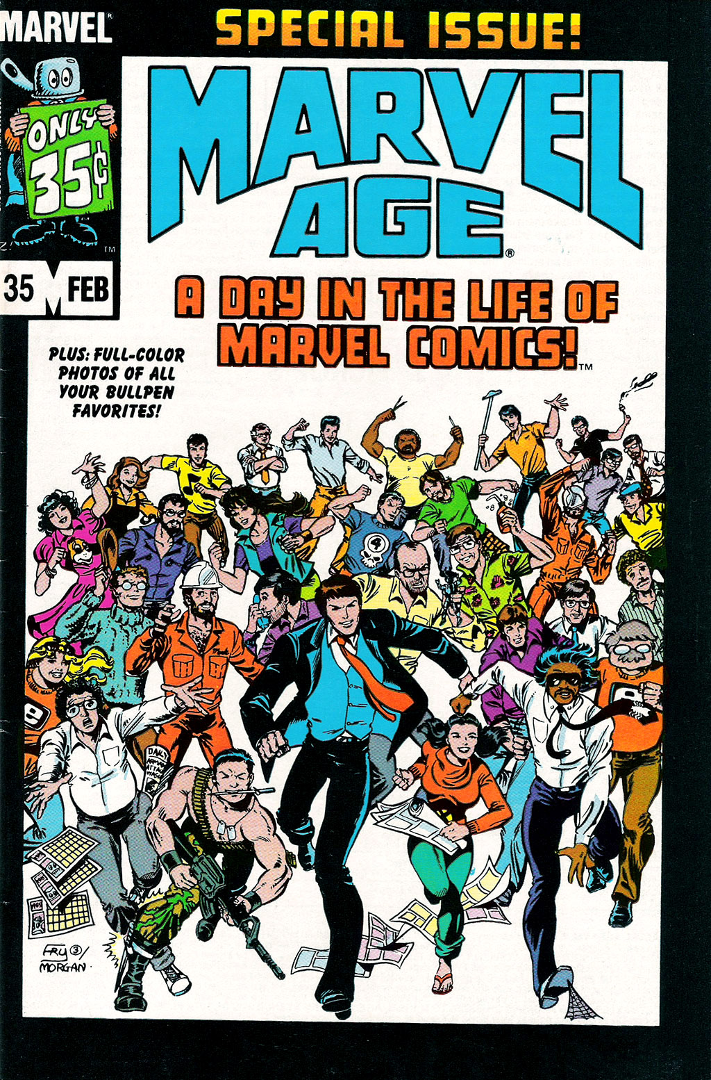STARLOGGED - GEEK MEDIA AGAIN: 1986: MARVEL AGE MAGAZINE: A Day In The ...