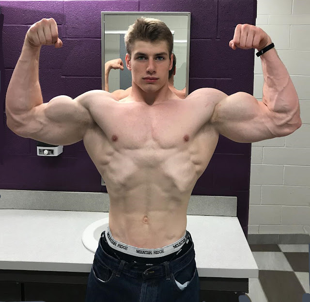 BUILT by tallsteve: Double Front Biceps Pose