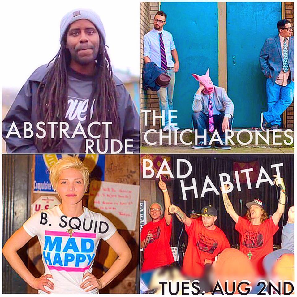 The RUNDOWN: Runaway Presents Tuesday Aug. 2nd 8pm ABSTRACT RUDE, THE ...