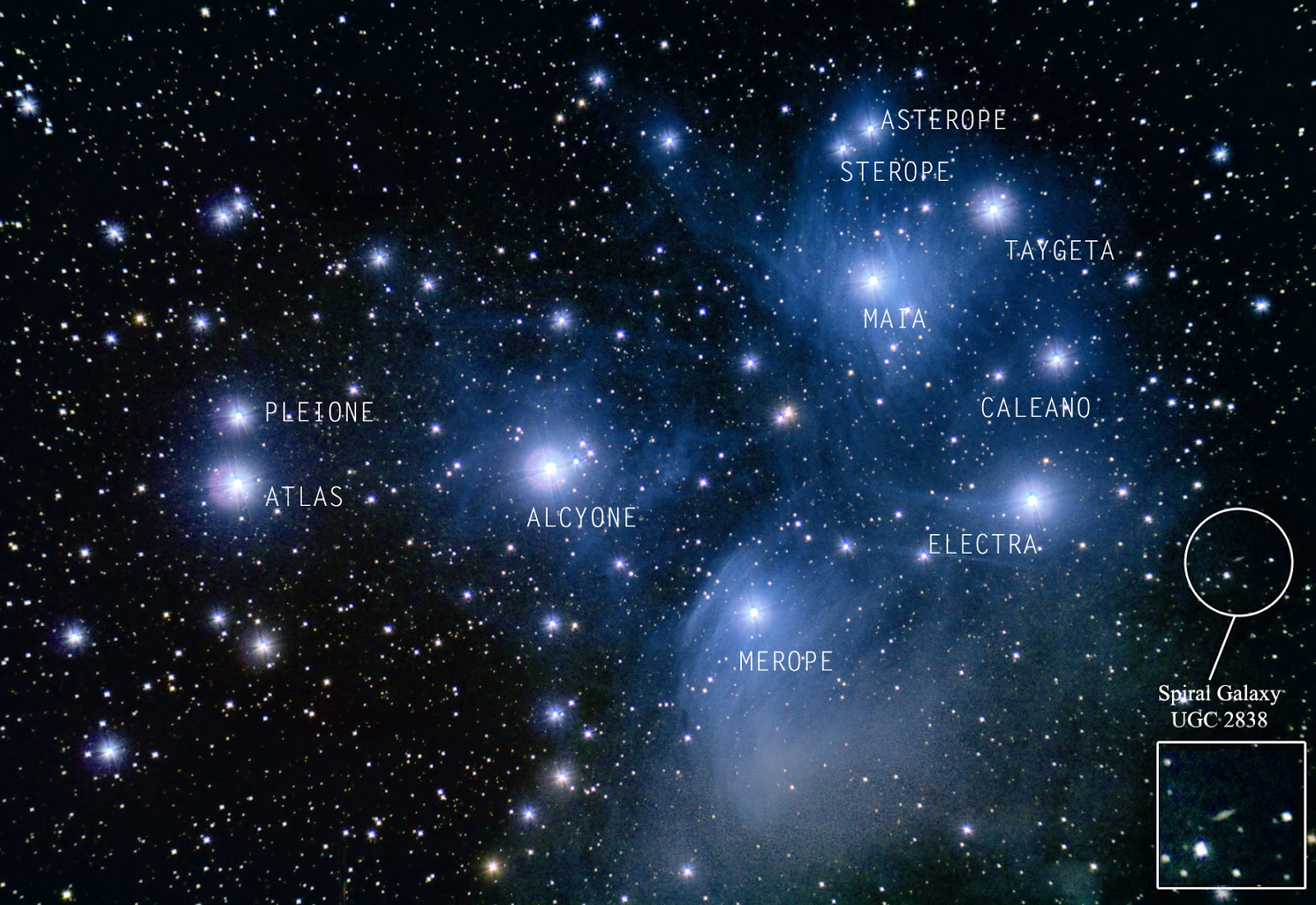 esplaobs: PLEIADES OPEN CLUSTER Taken by Kevin R. Witman on December 28 ...