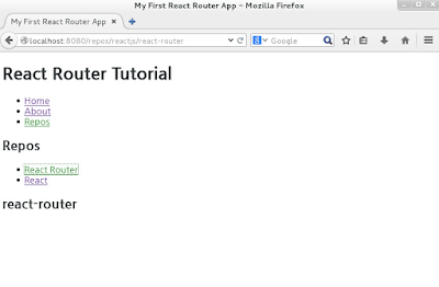 Fail Setting: react-router-tutorial #10 clean urls