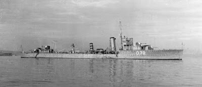 miniatury historyczne: M/s Chrobry - burta łodzi