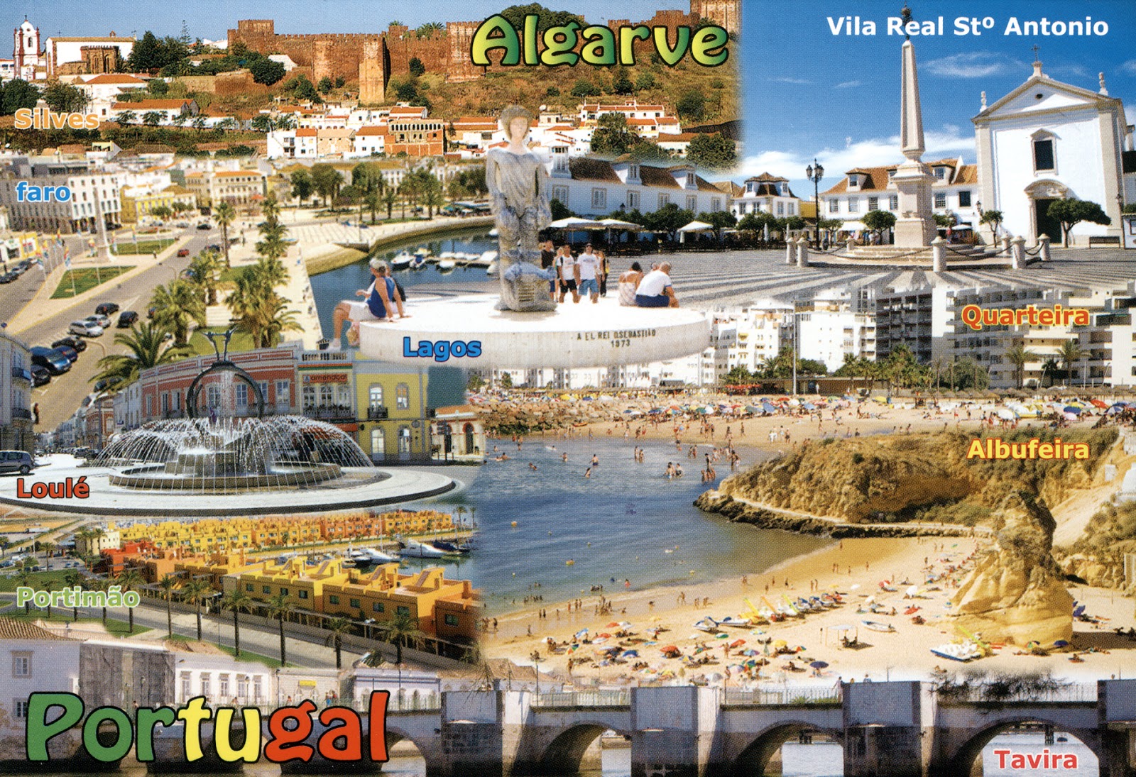 POSTAIS DO MUNDO: ALGARVE, PORTUGAL