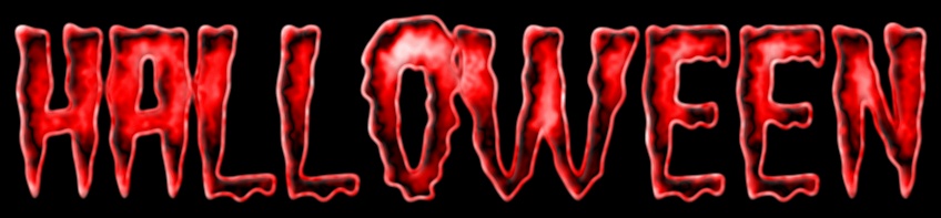 Text Effect Tutorials: A bloody Halloween text logo effect
