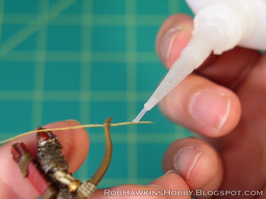 Rob Hawkins Hobby: Modeling Tutorial: Bow Strings