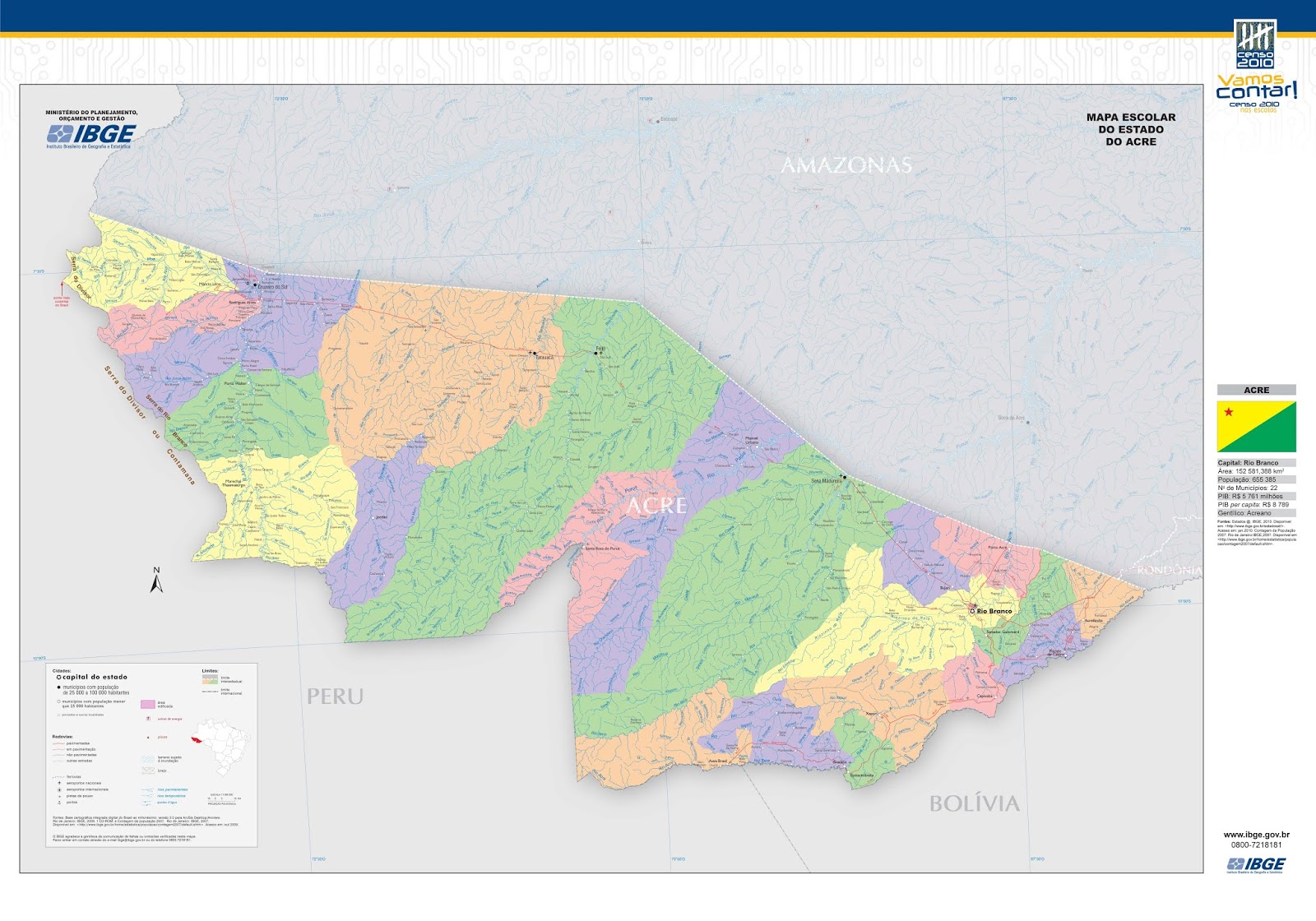 Mapas do Estado do Acre