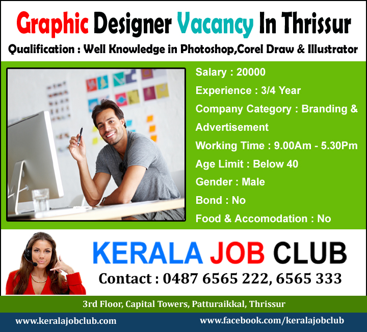 Thrissur Job Vacancy 04876565222