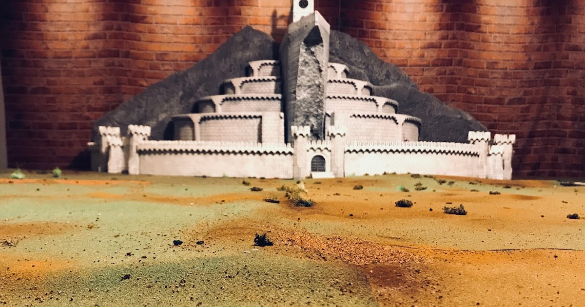 Tides of War: Paint Bench: The Construction of a 28mm Minas Tirith
