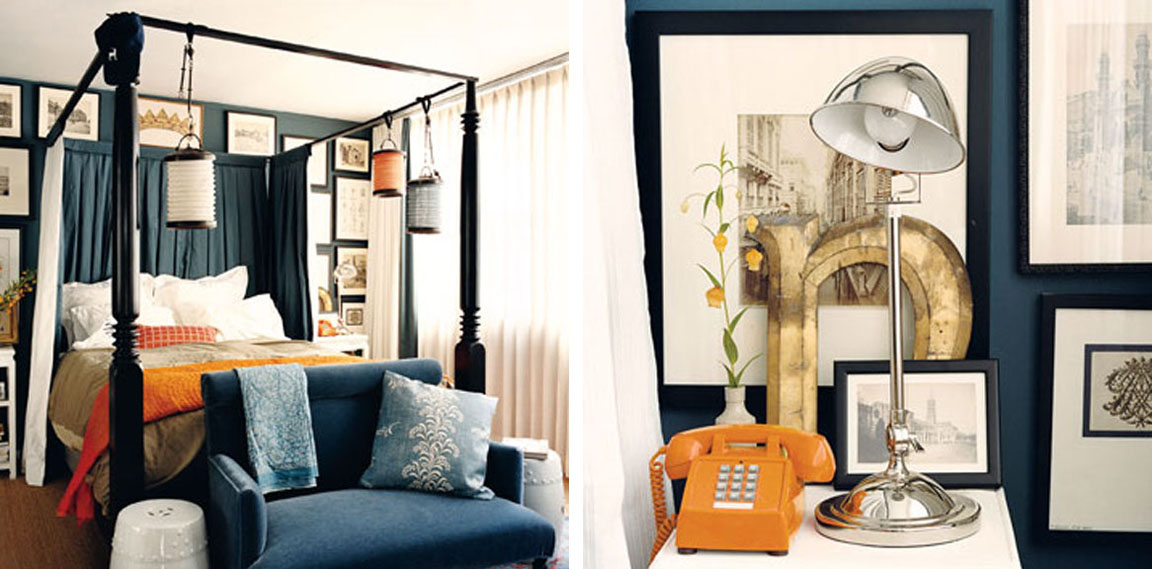 {BLACK. WHITE. YELLOW.}: Nathan Turner Bedroom featured in Domino