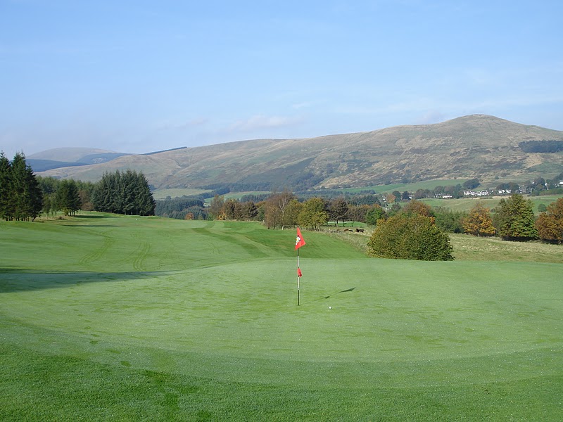 Scottish golf courses - all of them: Muckhart GC - Courses 453 and 454