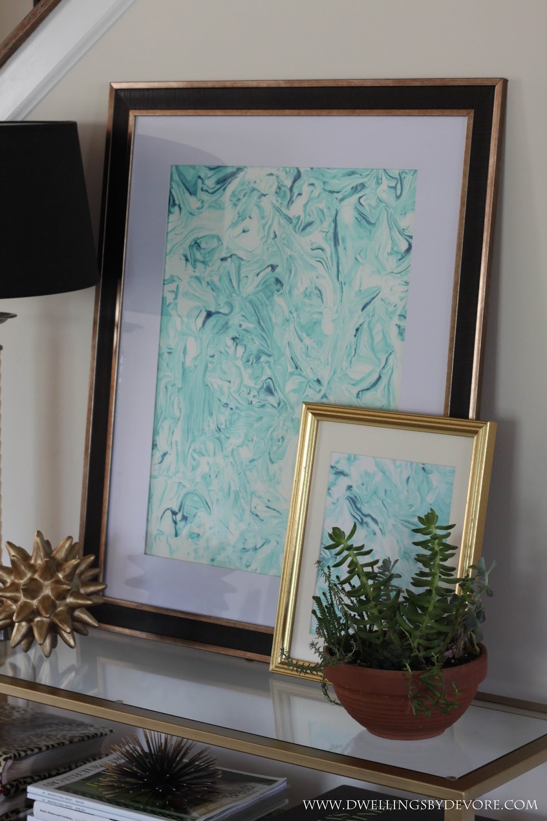 Dwellings By DeVore: DIY marbled paper