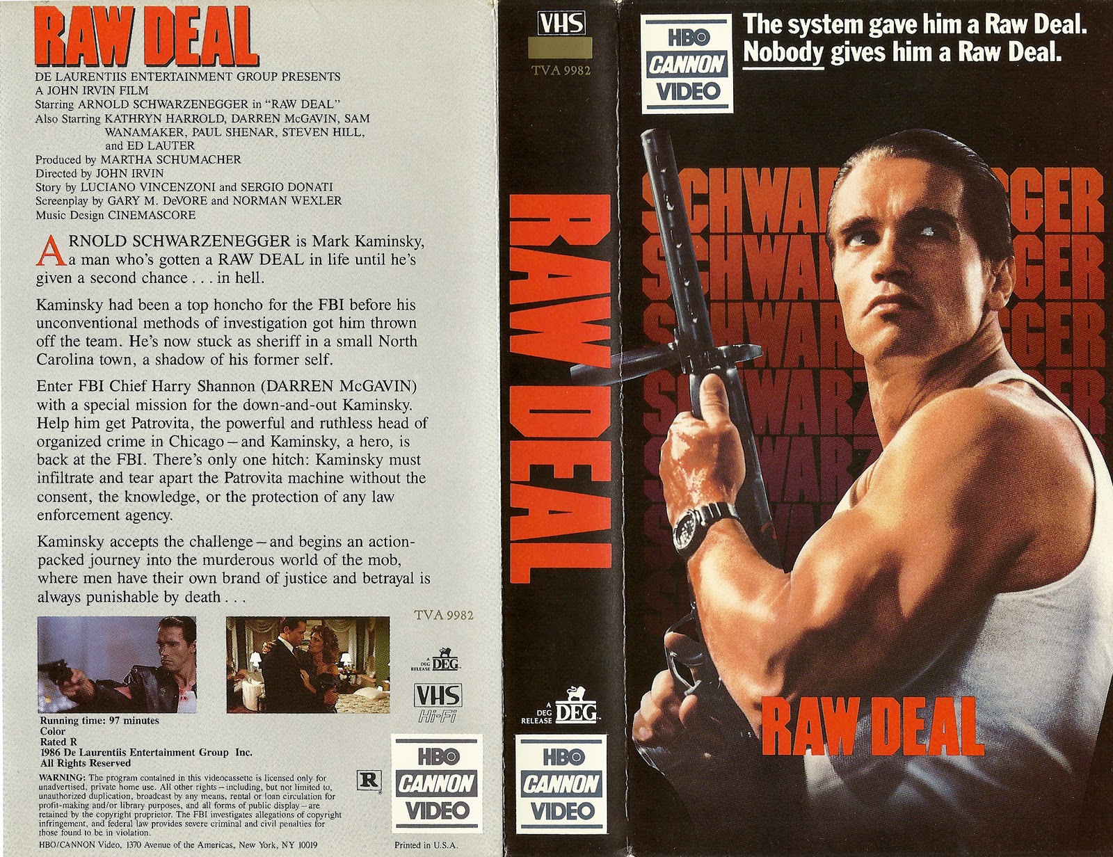 robotGEEK'S Cult Cinema: Review: Raw Deal