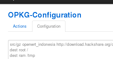 OpenWrt For All: Opkg Lists Folder