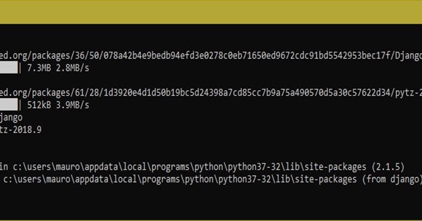 Iniciar proyecto django - Primeros pasos - Hola mundo
