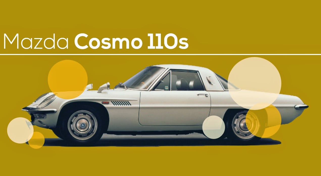 The Cars Blog: The First Two-Rotor Rotary Engine: Mazda Cosmo 110s