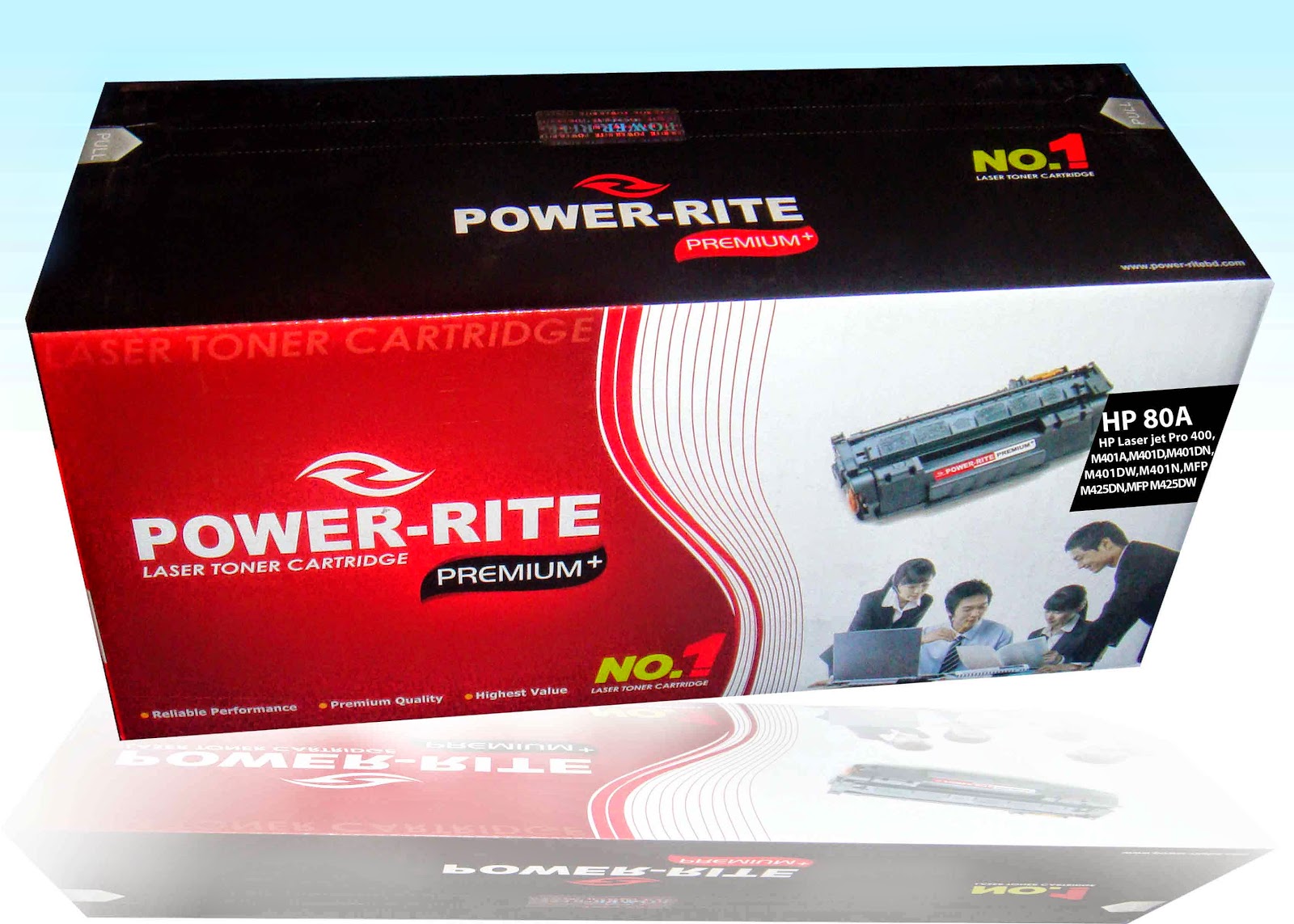 Power Rite Toner: Power Rite Laser Toner Cartridge : HP 80A